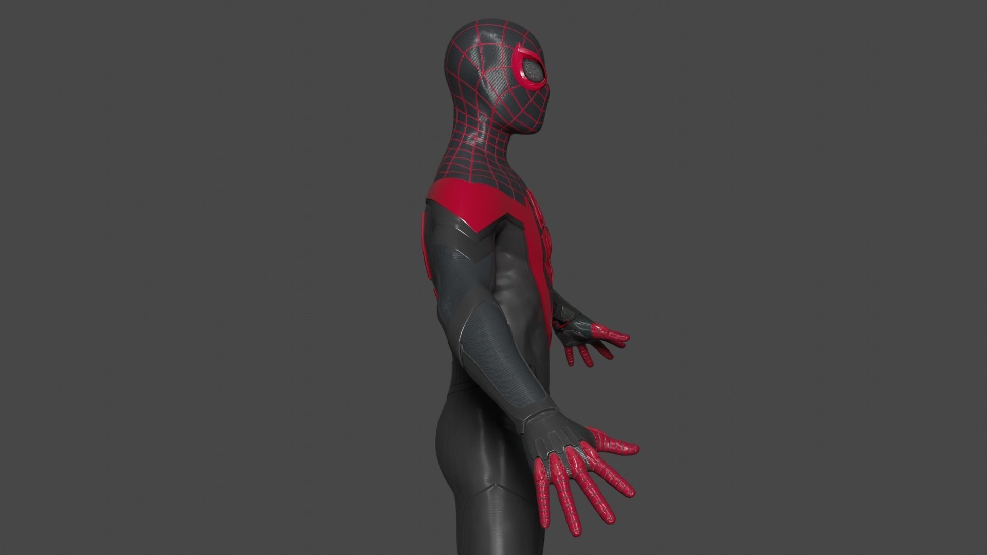 Spider-Man Miles Morales 3D model rigged | CGTrader