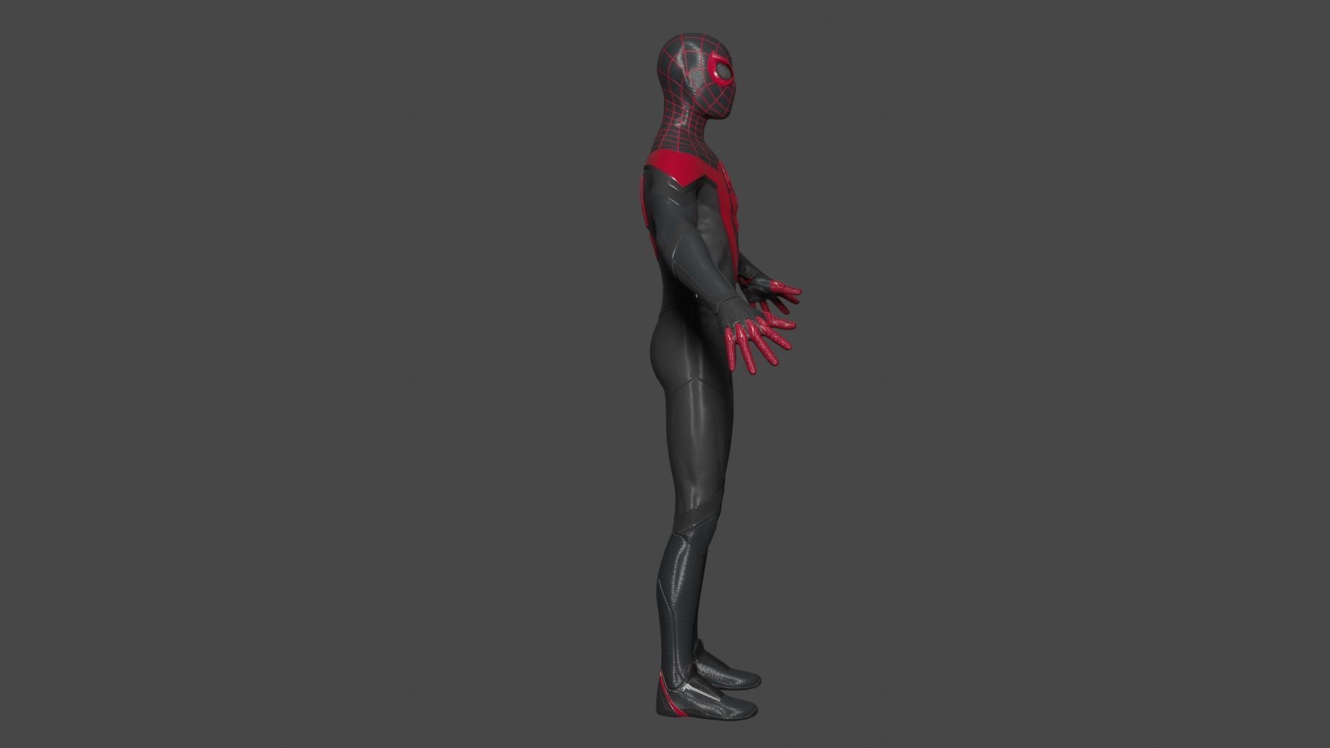 Spider-Man Miles Morales 3D model rigged | CGTrader