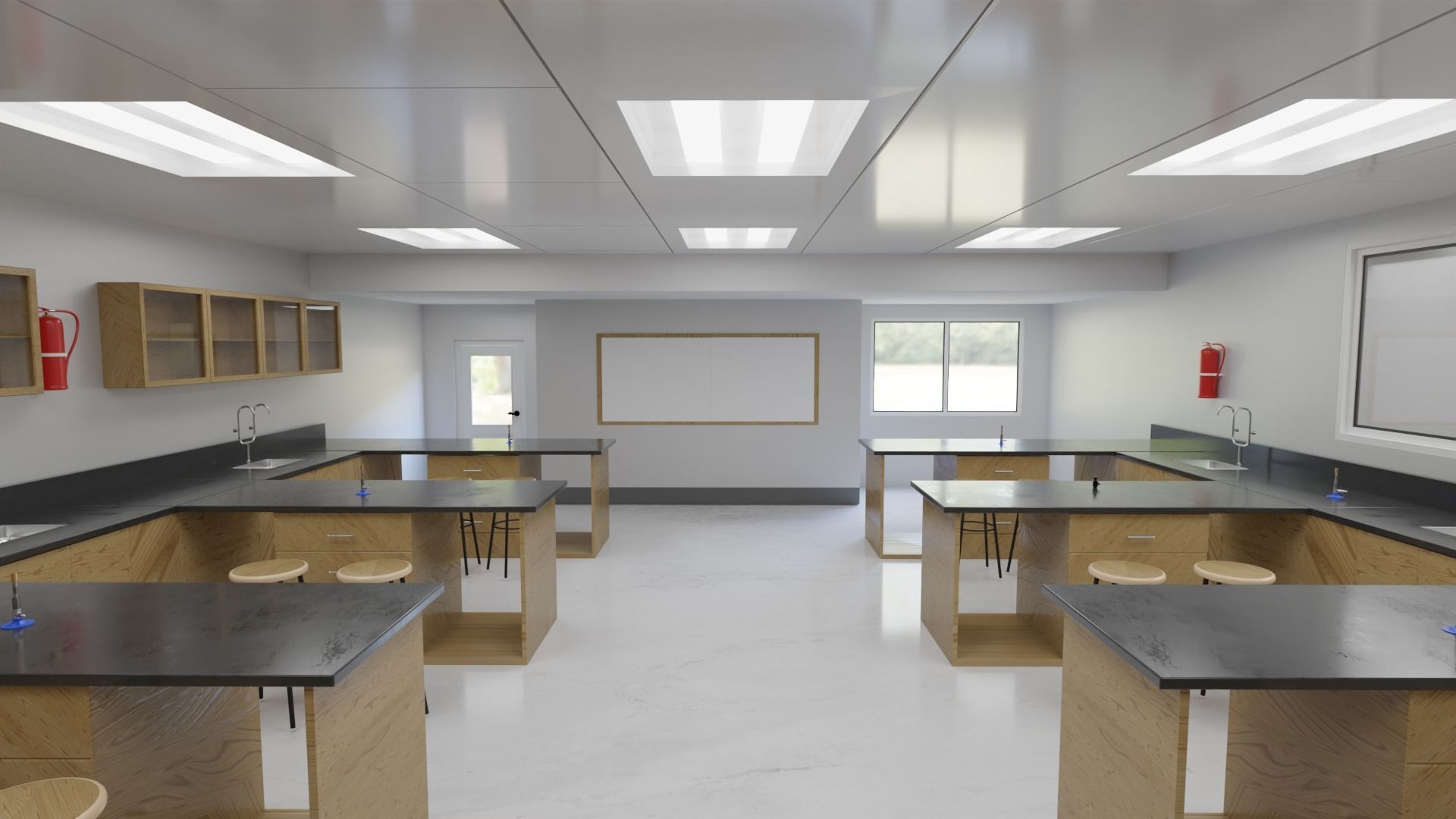 High School Laboratory 3D model | CGTrader