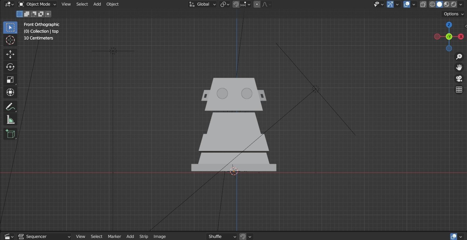 3D gun model 3d Turret animation free VR / AR / low-poly 3D model ...