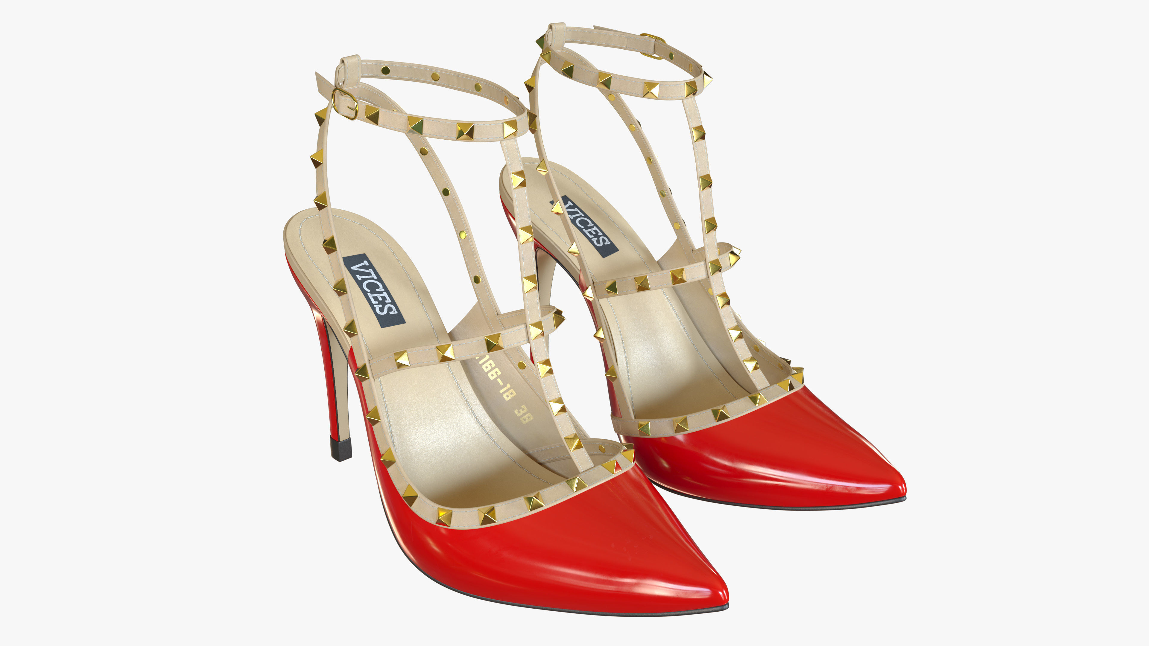 High Heels Woman Shoes 3D model | CGTrader