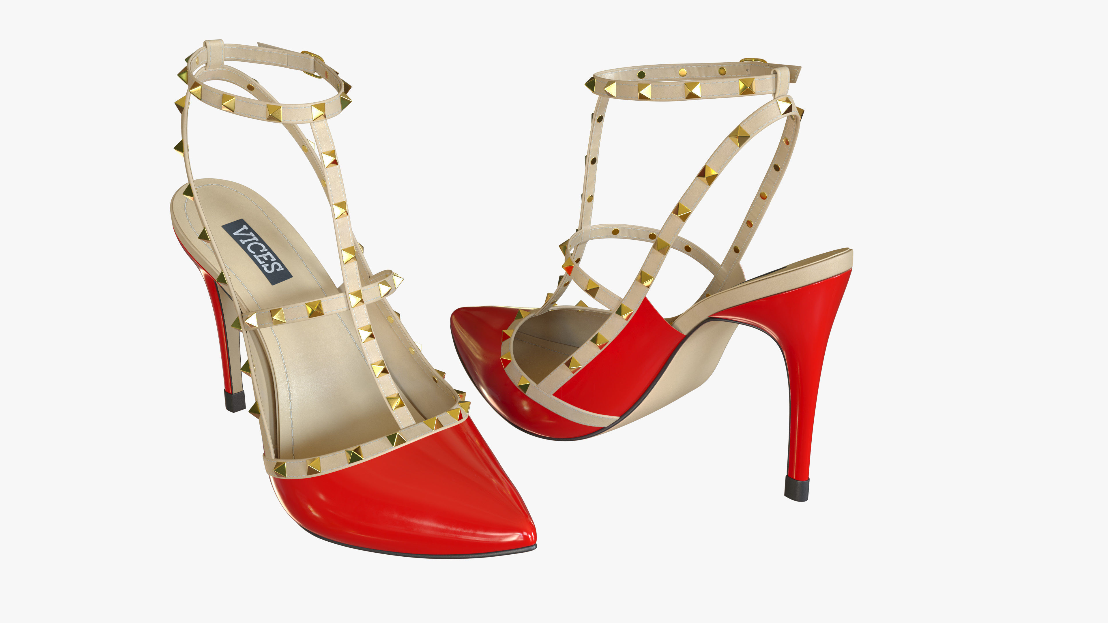 High Heels Woman Shoes 3D model | CGTrader