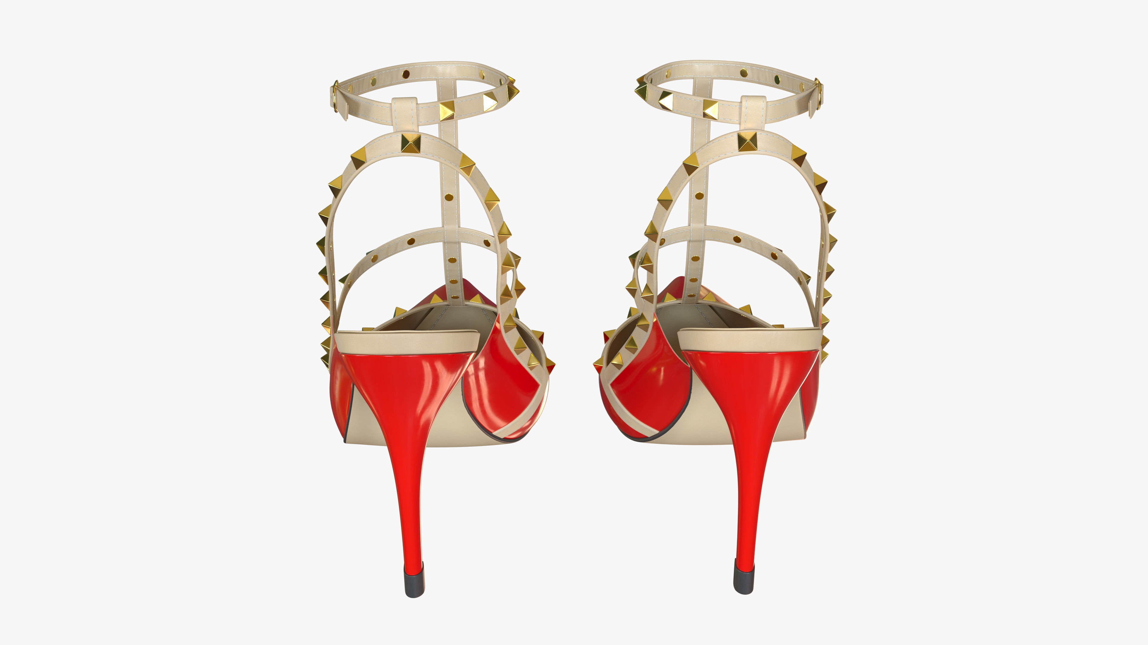 High Heels Woman Shoes 3D model | CGTrader