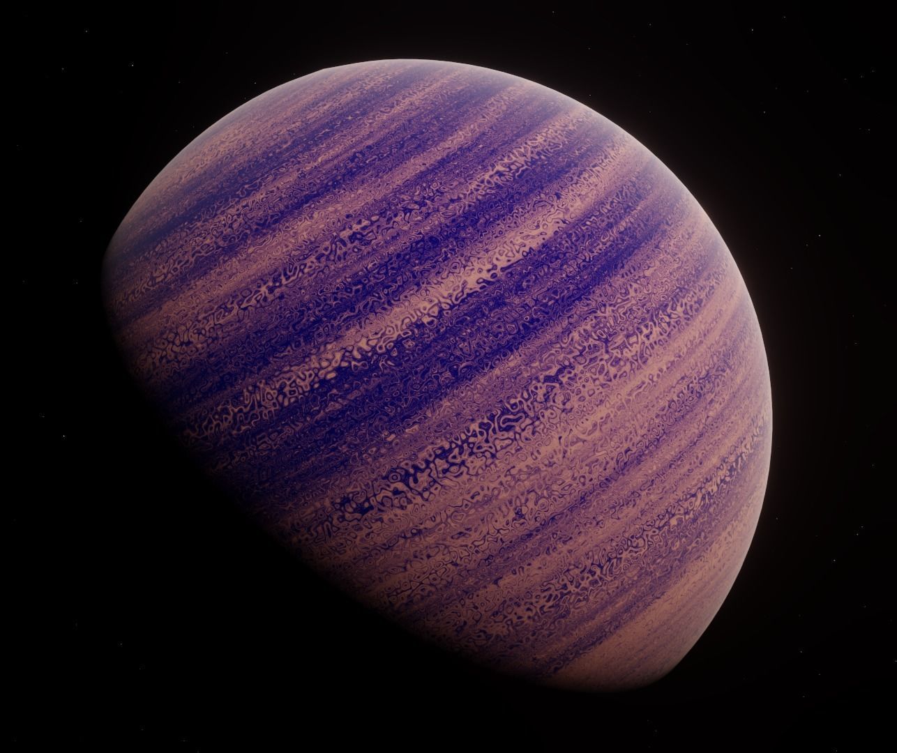 Planet Space Gas Giant Ready to game free VR / AR / low-poly 3D model ...