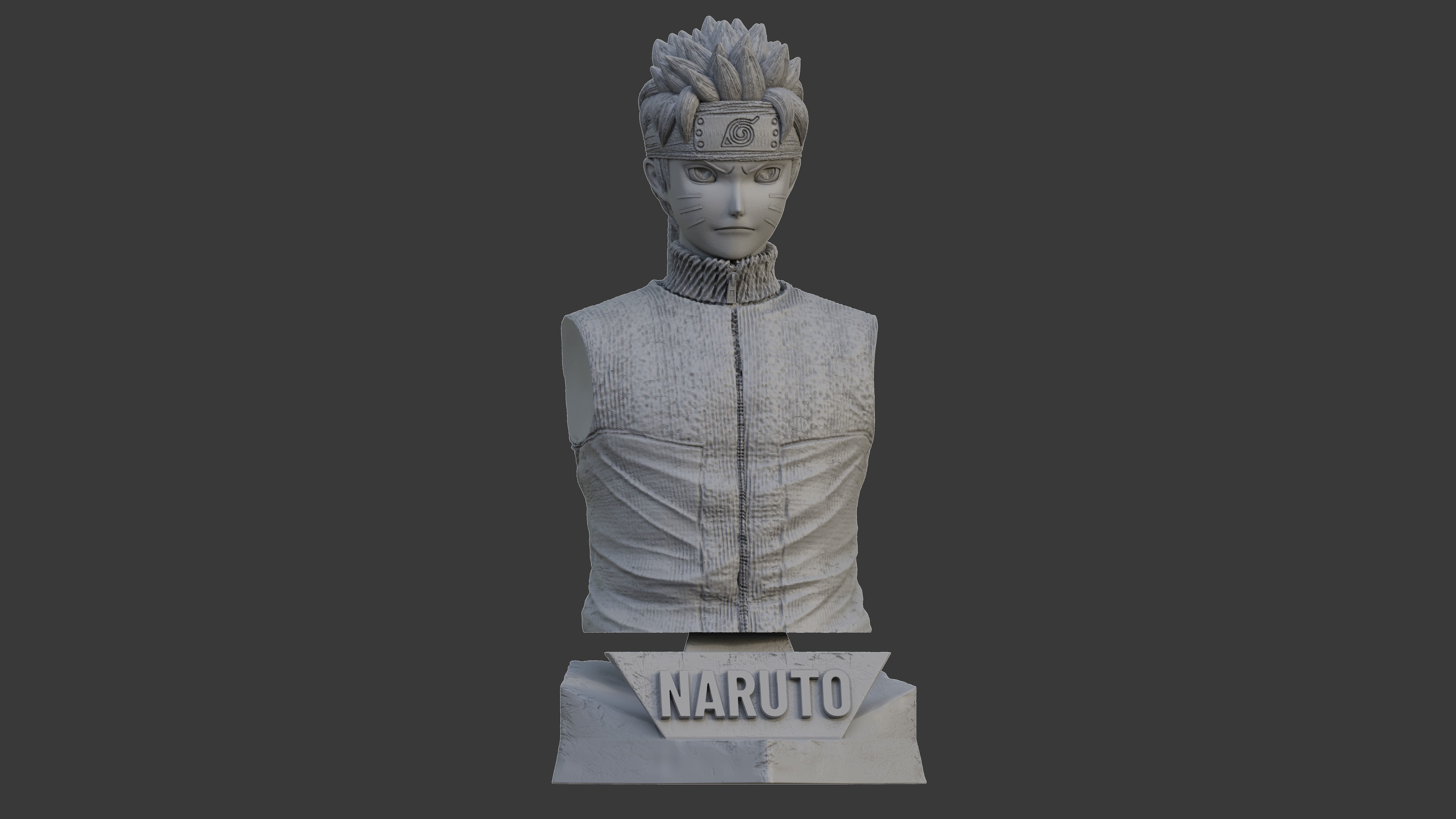 NARUTO ULTRA-DETAILED SUPPORT-FREE BUST 3D MODEL free 3D model 3D ...