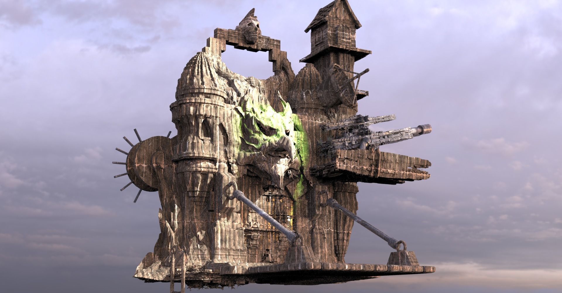 Raven Treehouse Full 3D model | CGTrader