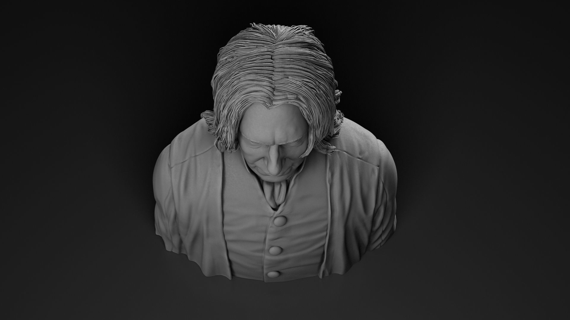 Alan Rickman - Severus Snape - Harry Potter 3D model 3D printable ...