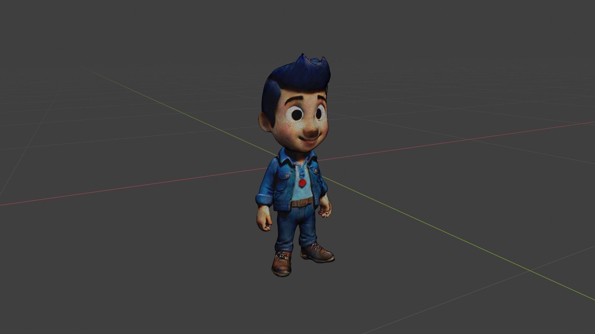 3D model School Boy - Student VR / AR / low-poly | CGTrader