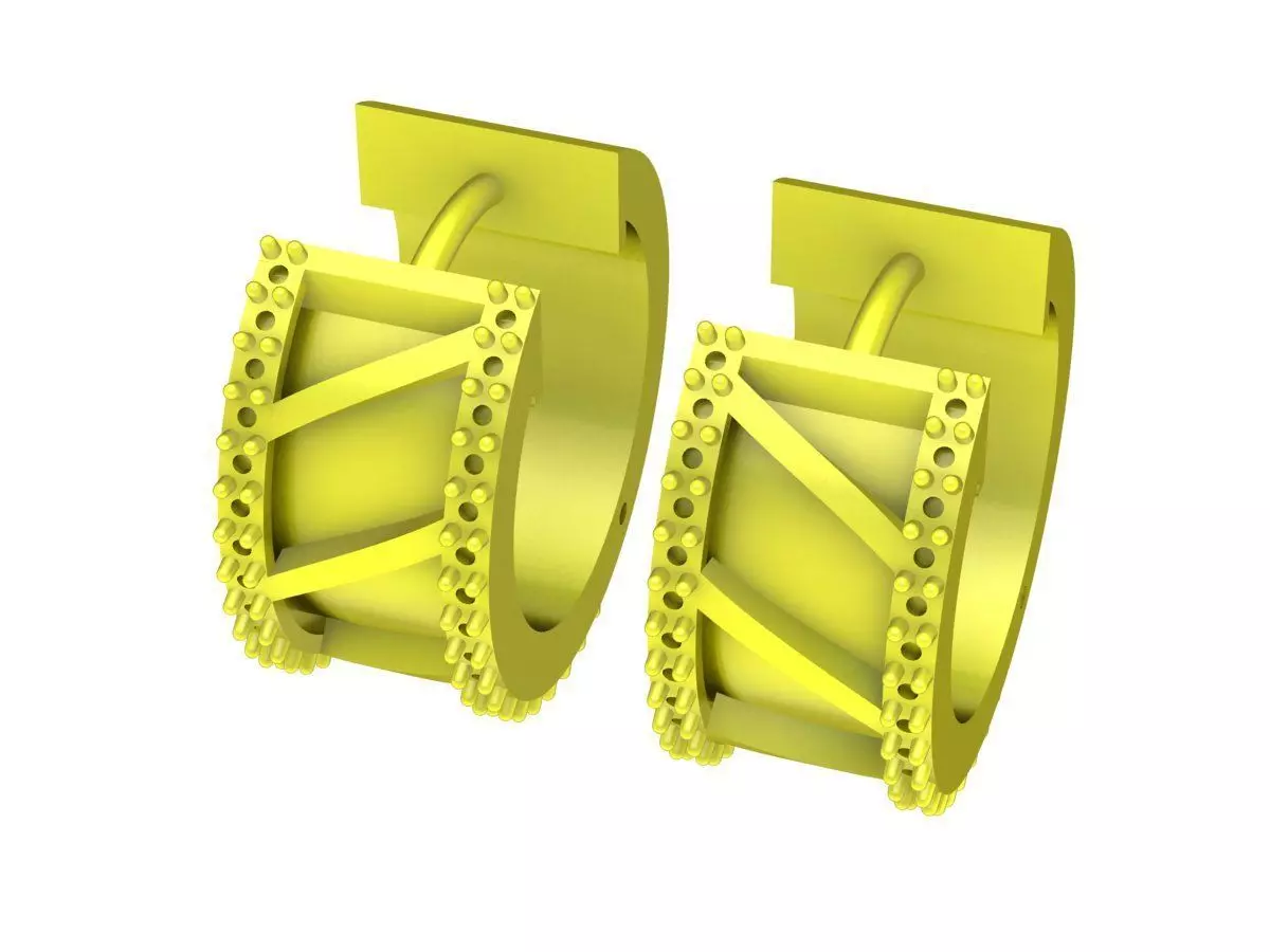 Industrial Wide Band Ring Jewelry Design 6748 3D model 3D printable ...