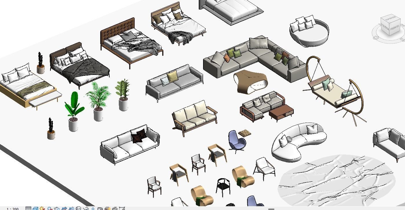 3D model HIGH QUALITY MODELS FOR INTERIOR DESIGNS VR / AR / low-poly ...