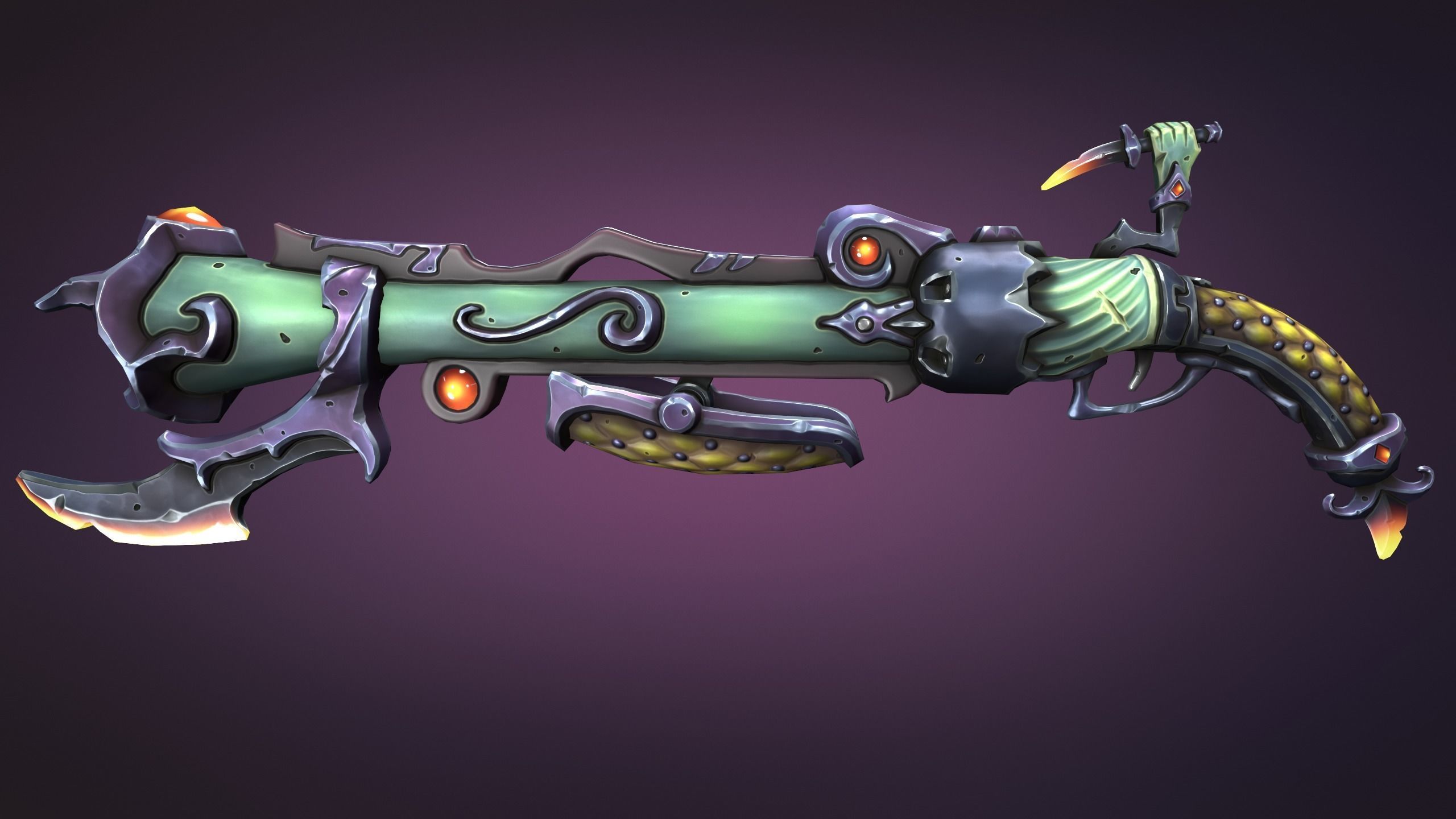 Royal musket 3d print 3D model 3D printable | CGTrader