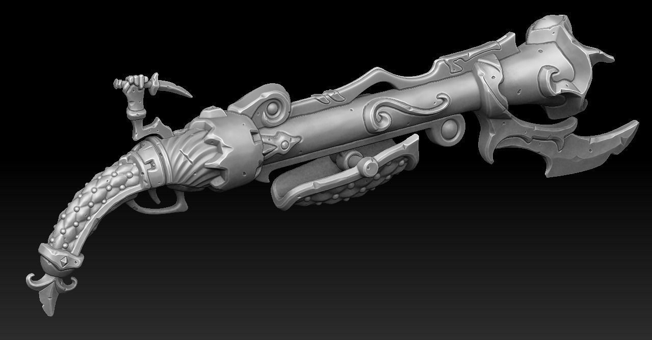 Royal musket 3d print 3D model 3D printable | CGTrader