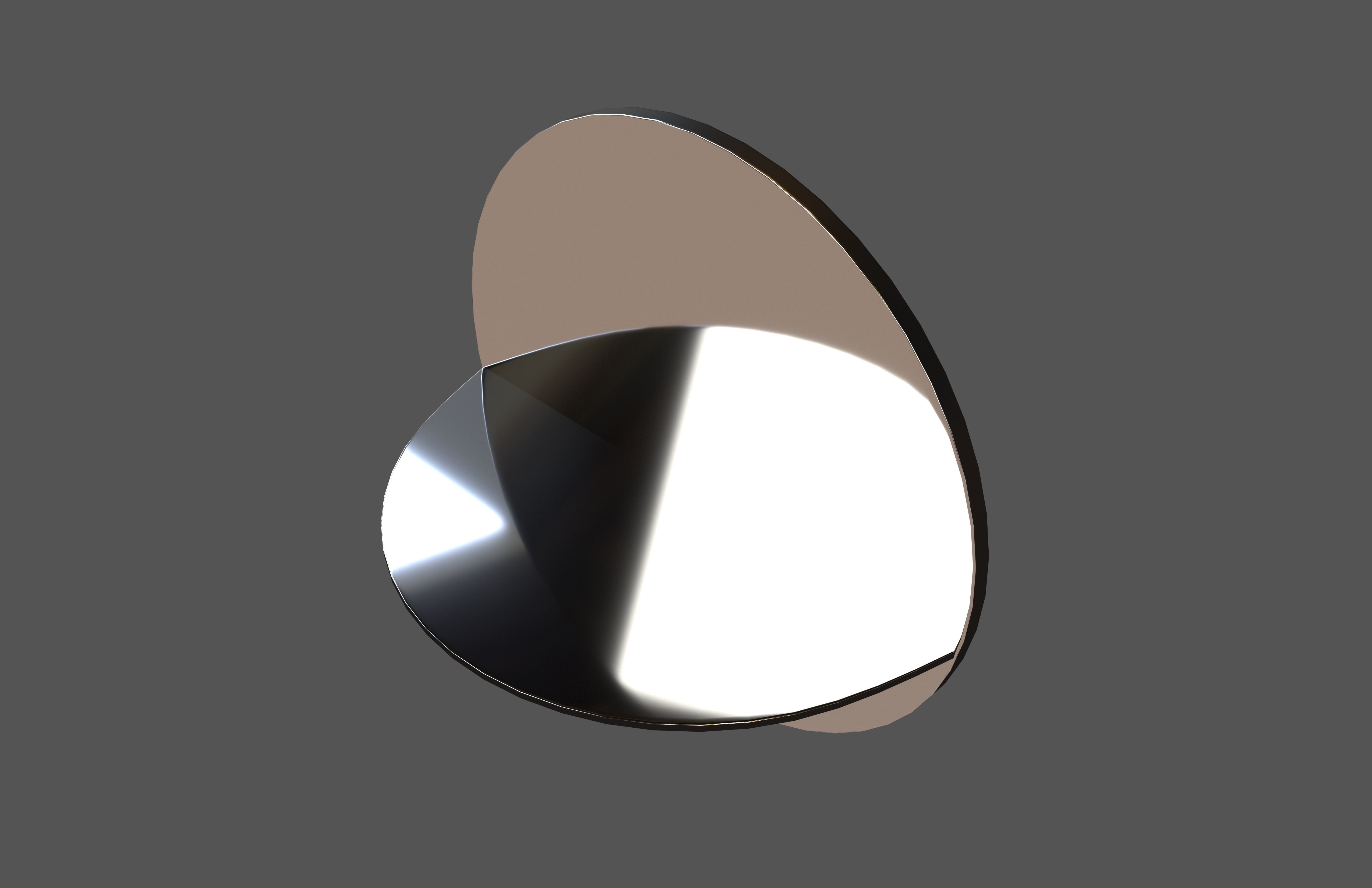 3D model Round Mirror V2 001 VR / AR / low-poly | CGTrader