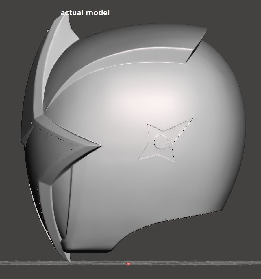 Power Rangers Ninja Steel Blue Ranger helmet 3D model 3D printable ...