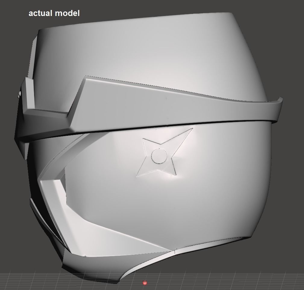 Power Rangers Ninja Steel Gold Ranger helmet 3D model 3D printable ...