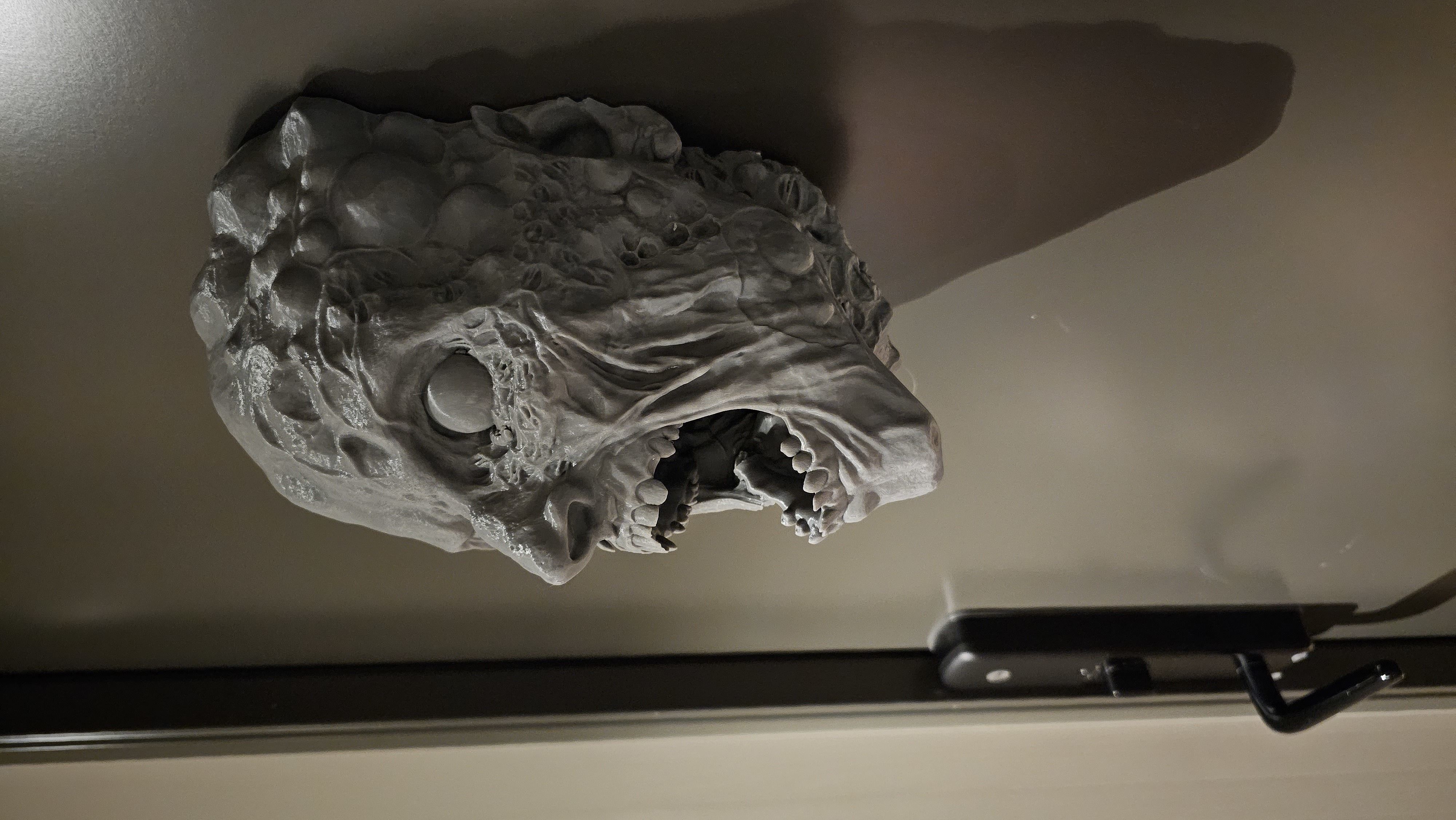 Zombie Head - Wall mounted 3D model 3D printable | CGTrader