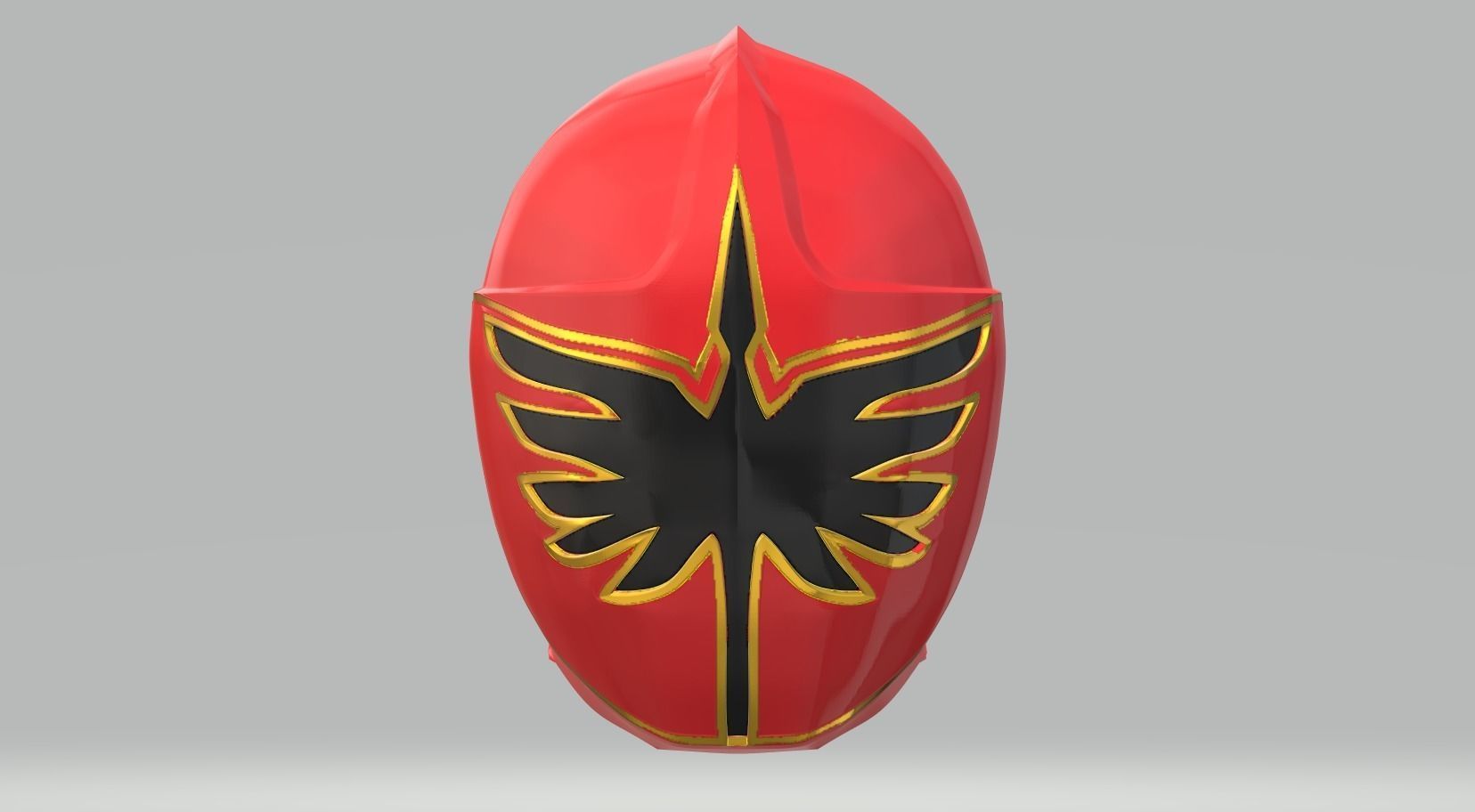 Power Rangers Mystic Force Red Ranger helmet 3D model 3D printable ...