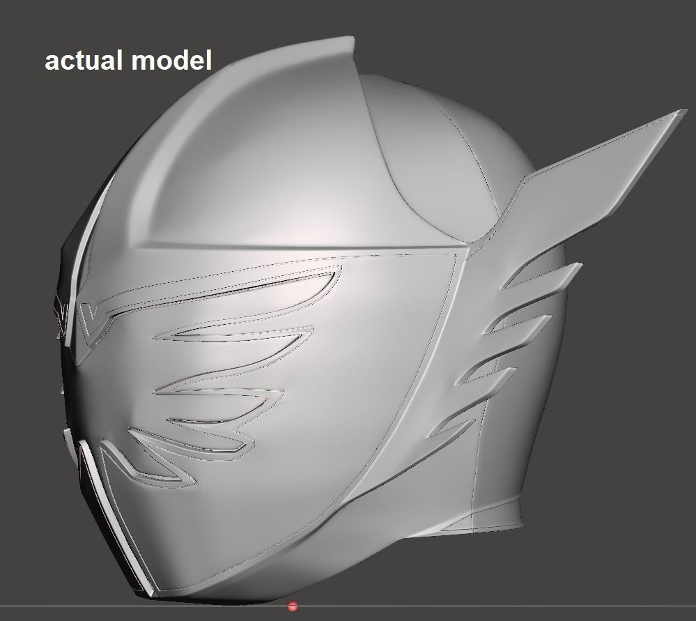 Power Rangers Mystic Force Legendary Red Ranger helmet 3D model 3D ...