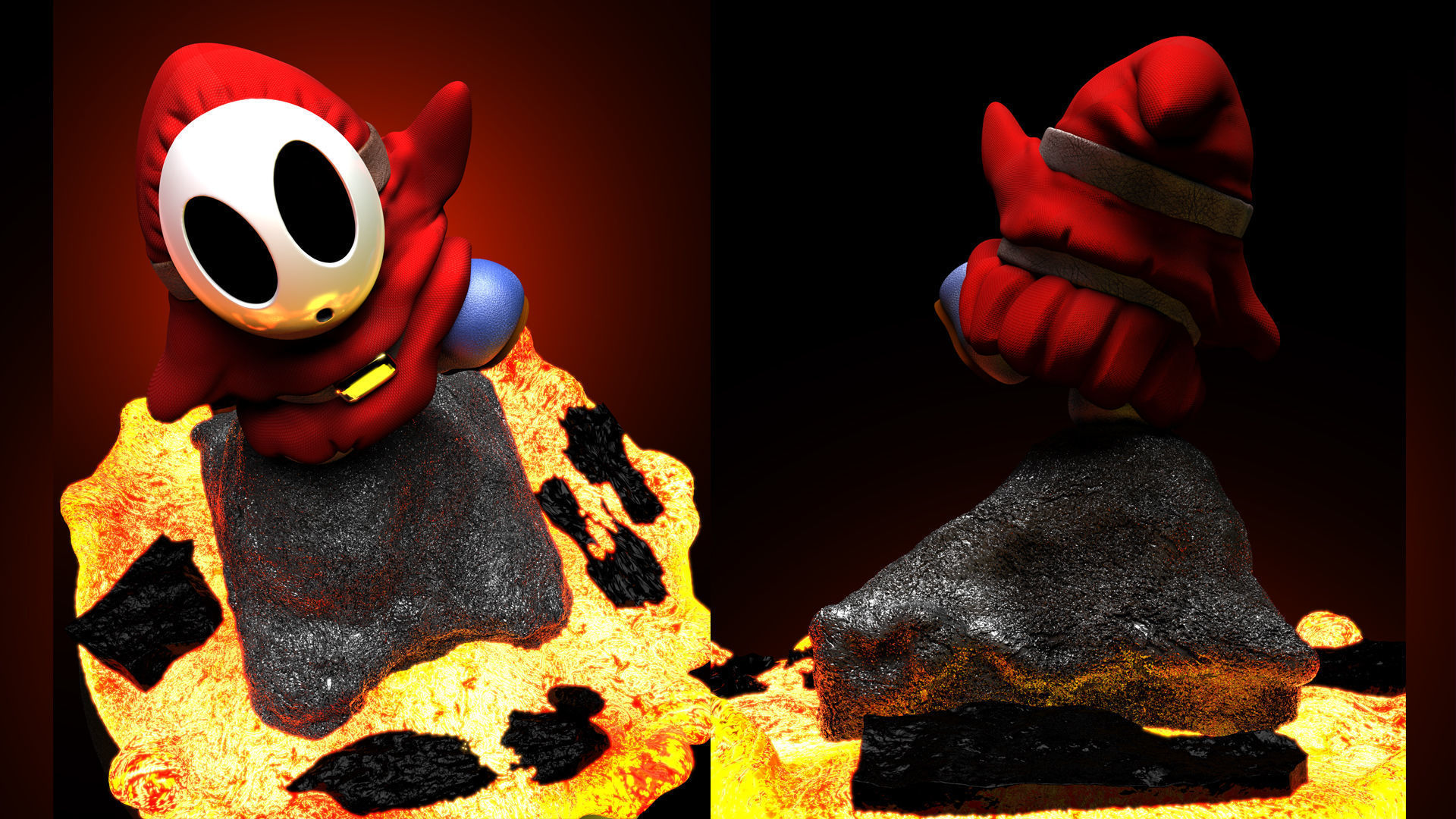 SHY GUY - THE SUPER MARIO BROS MOVIE - 3D PRINT MODEL STL 3D model 3D printable | CGTrader