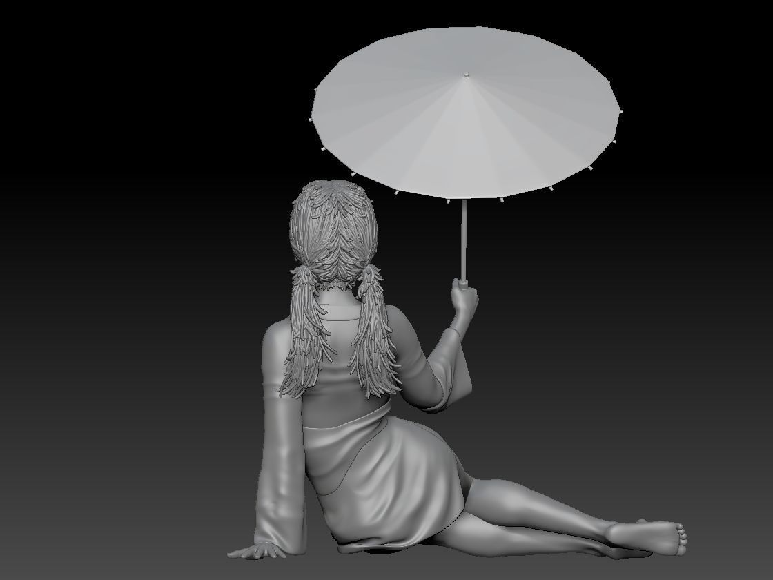 my japan girlfriend 3D model 3D printable | CGTrader