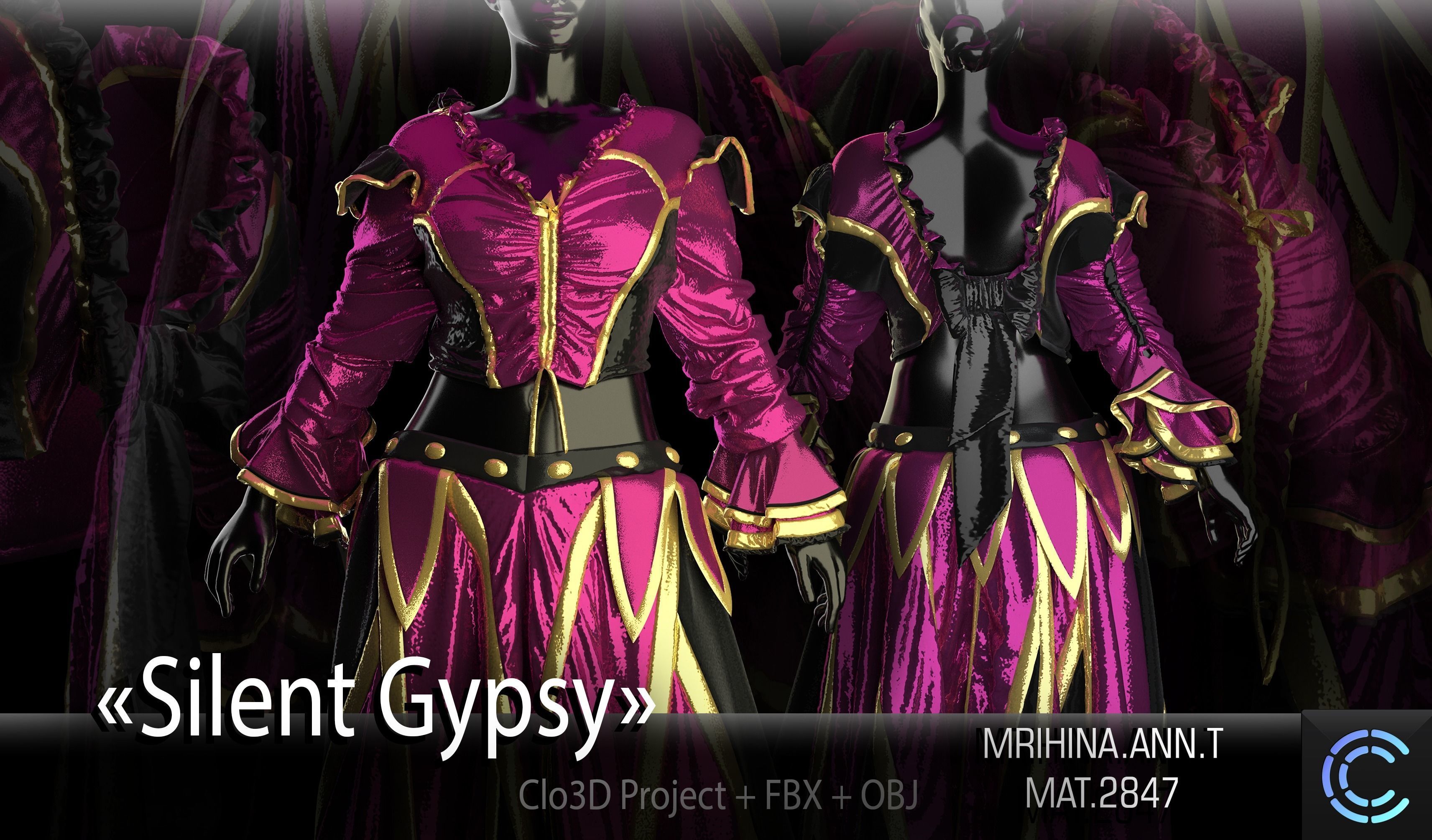 Silent Gypsy 3D model | CGTrader