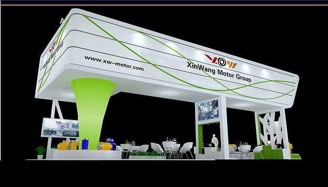 Exhibition - Area - 15X6-3DMAX2009-04 3D model | CGTrader