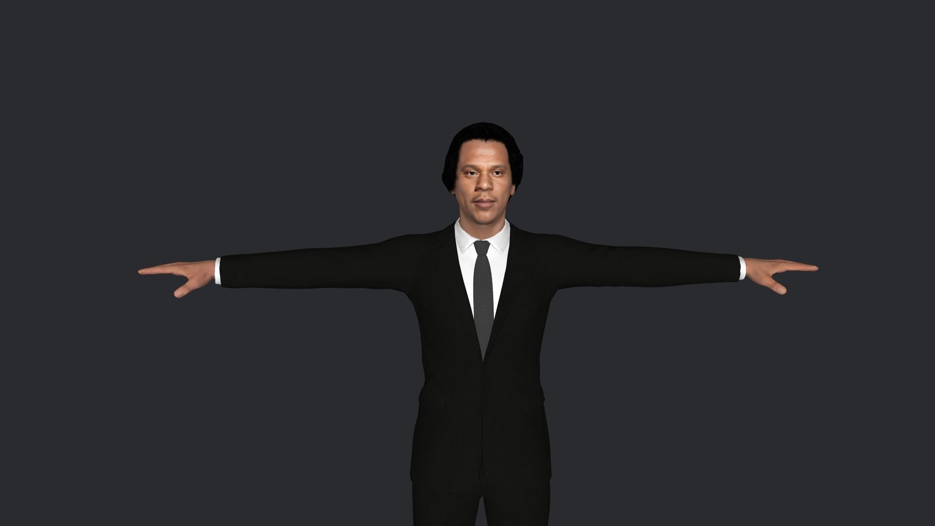 Jay Z Hyper Realistic Full Body Rigged Character 3D model animated rigged | CGTrader