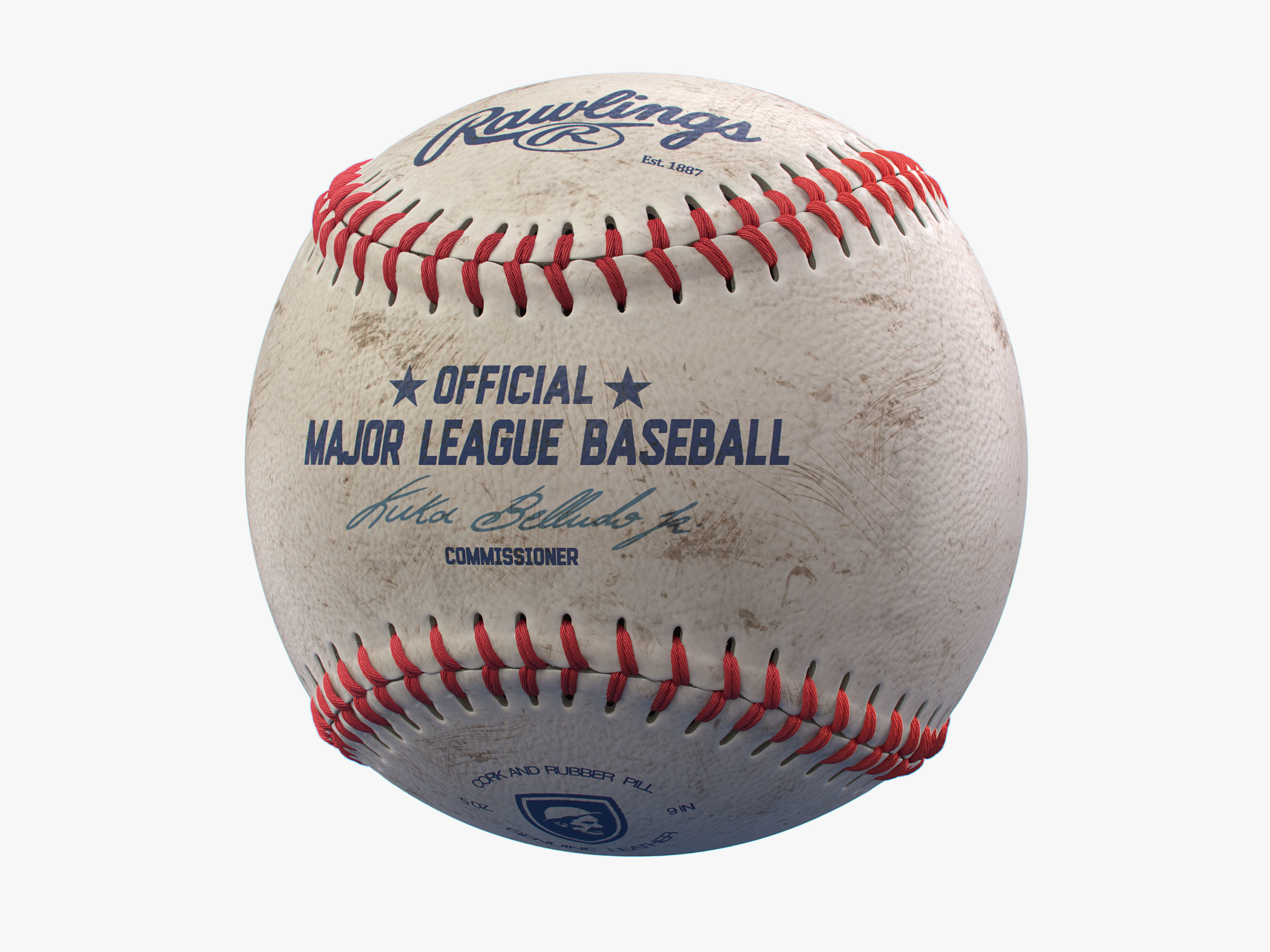 Baseball Ball 3D model | CGTrader