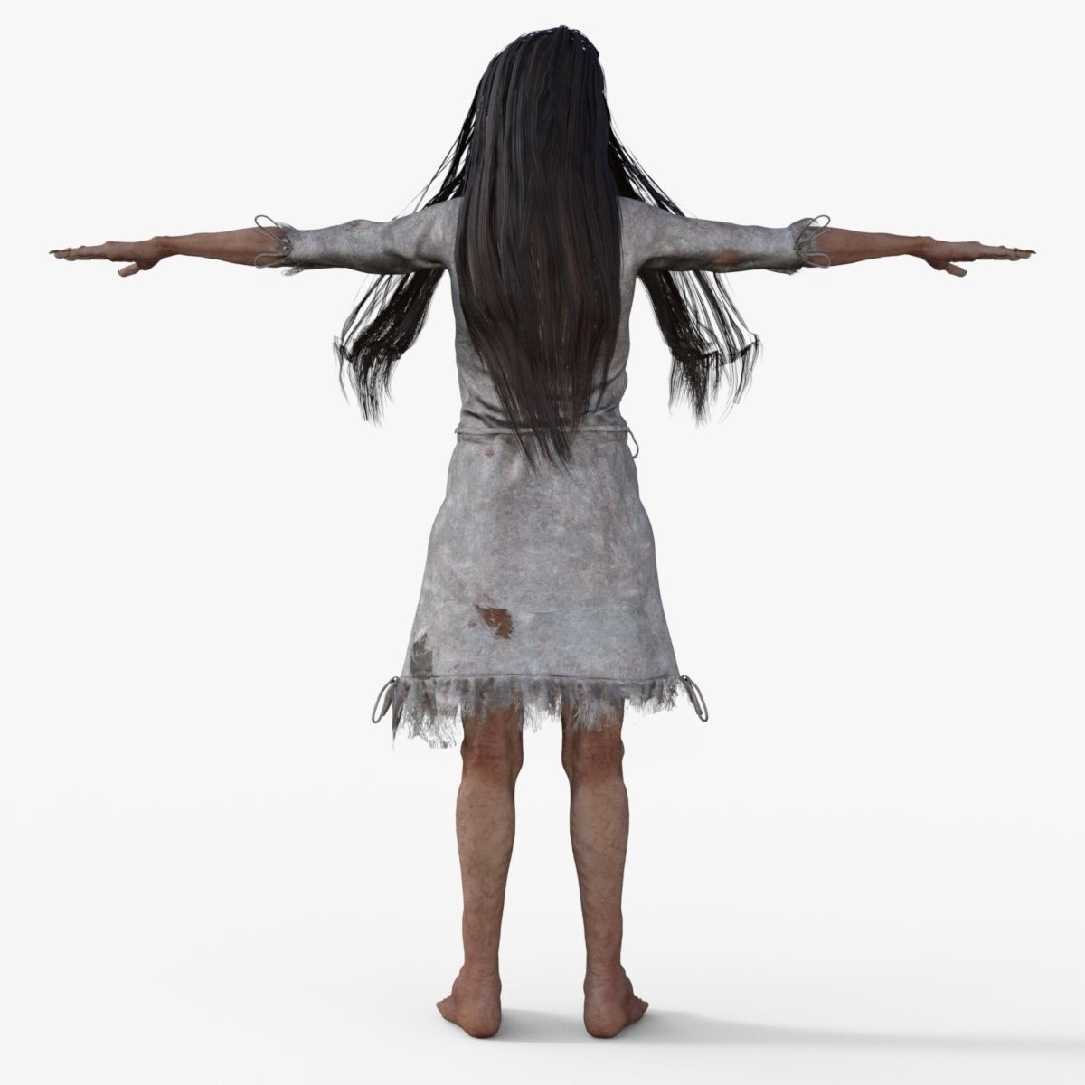 Scary Woman Character 3D model rigged | CGTrader