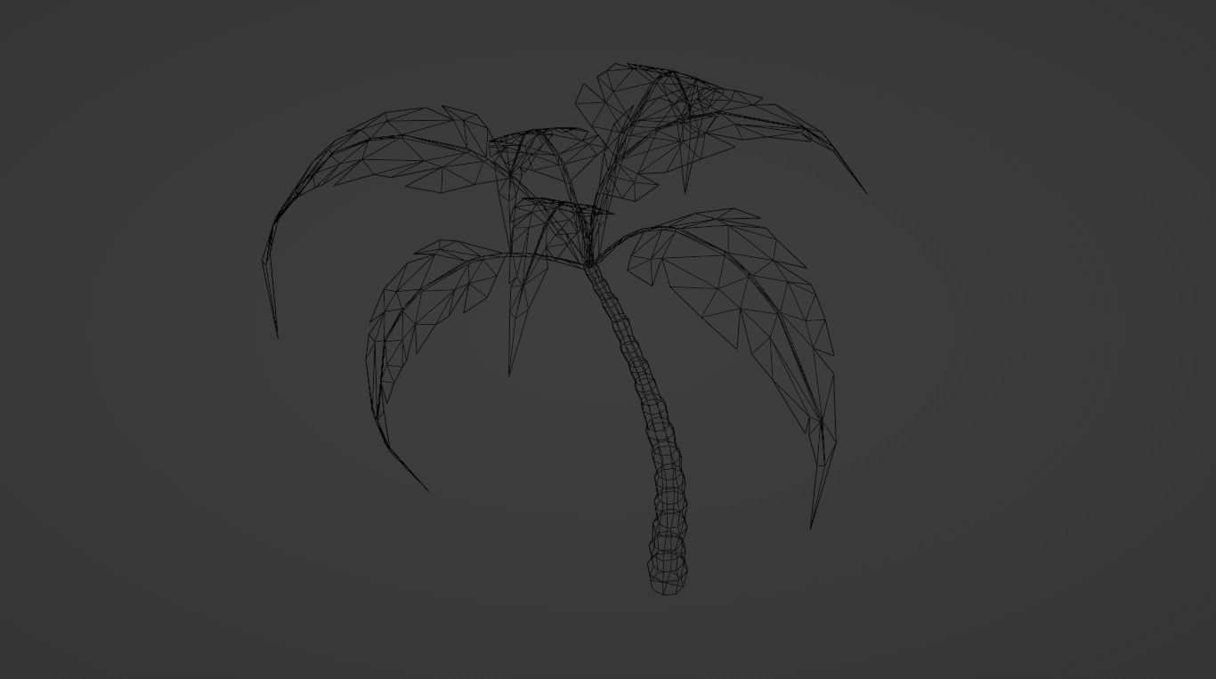 Palm tree Low Poly game ready free VR / AR / low-poly 3D model | CGTrader