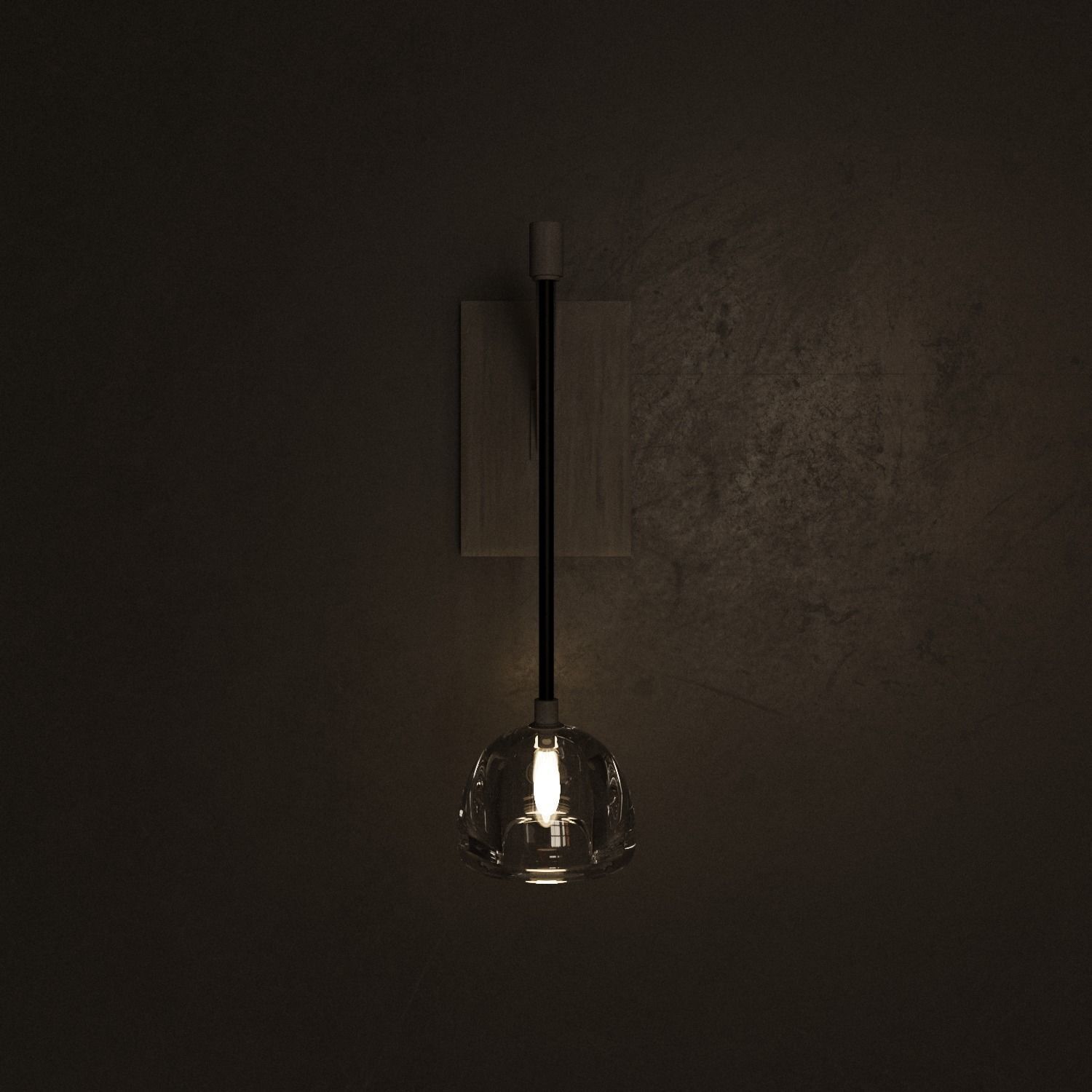 Hemisphere Sconce by RH free 3D model | CGTrader