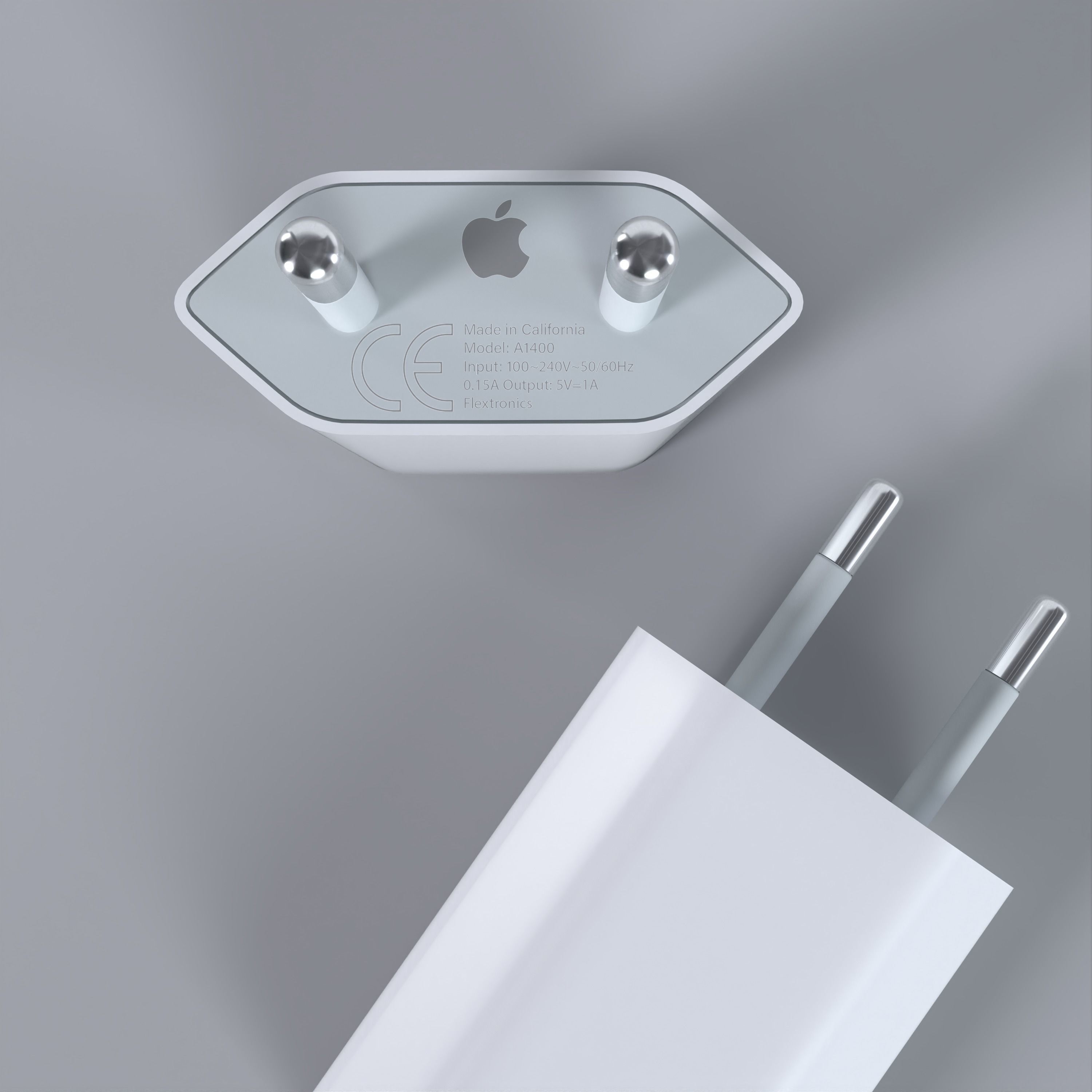 Power adapter apple free 3D model | CGTrader