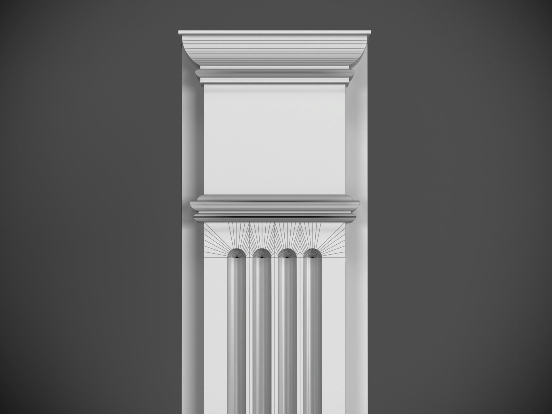 150 pilasters collection 3D model | CGTrader