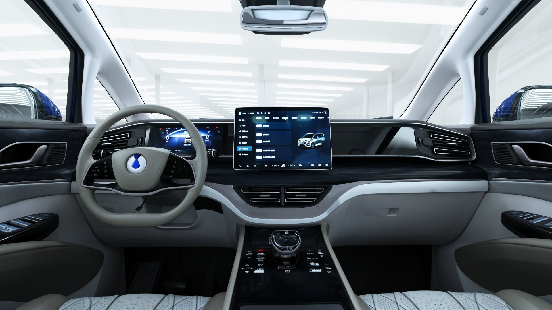 3D model Denza D9 DM-i 2023 With interior TengShi auto VR / AR / low ...