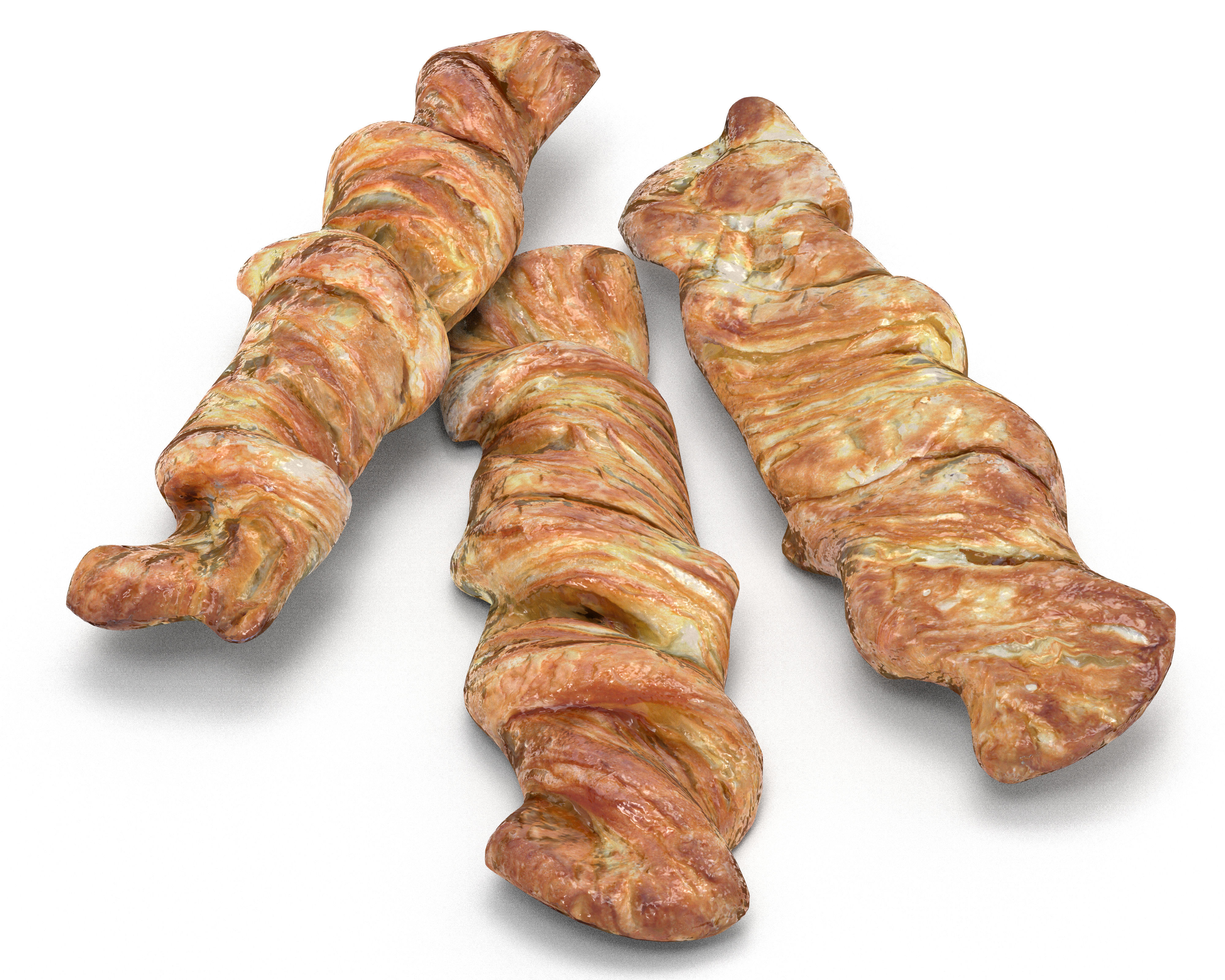 3D model Bread Twist Roll VR / AR / low-poly | CGTrader