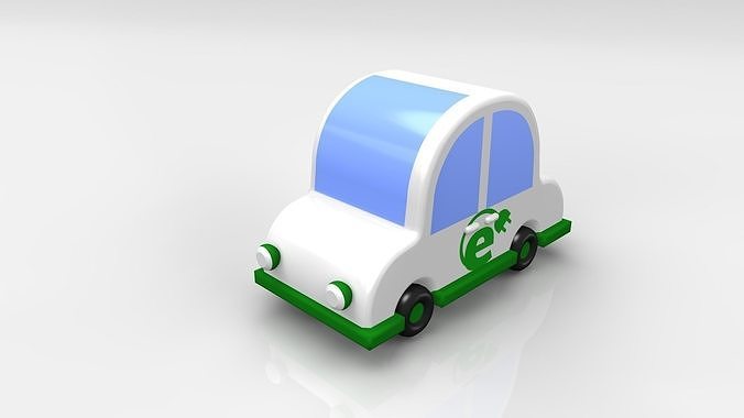 electric car 3D model | CGTrader