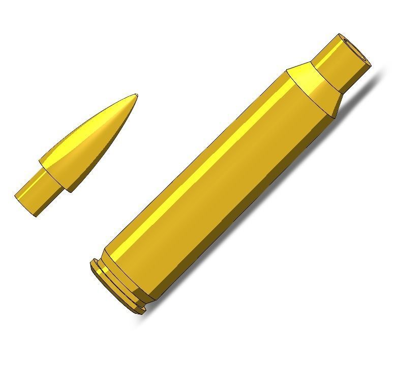 bullet for modeler 3D model 3D printable | CGTrader