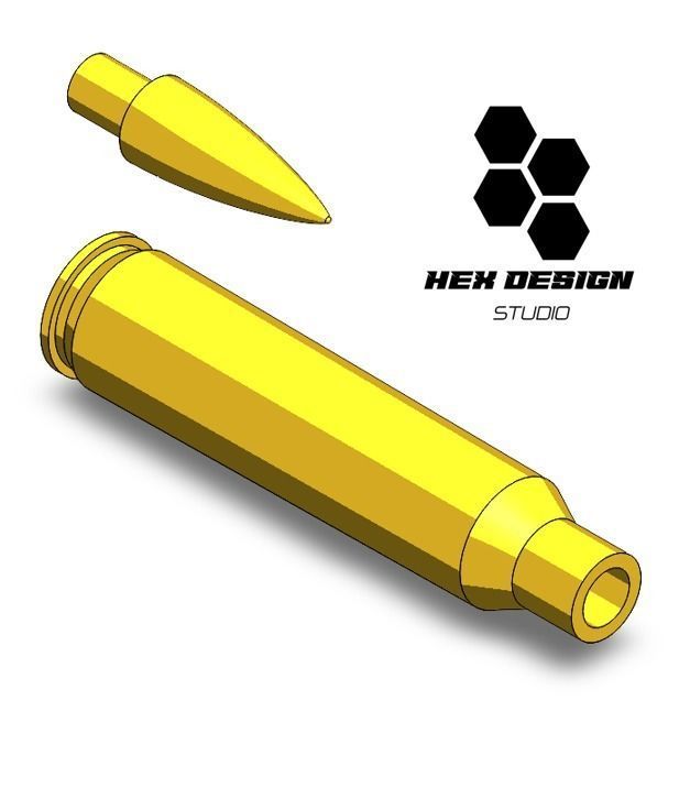 bullet for modeler 3D model 3D printable | CGTrader