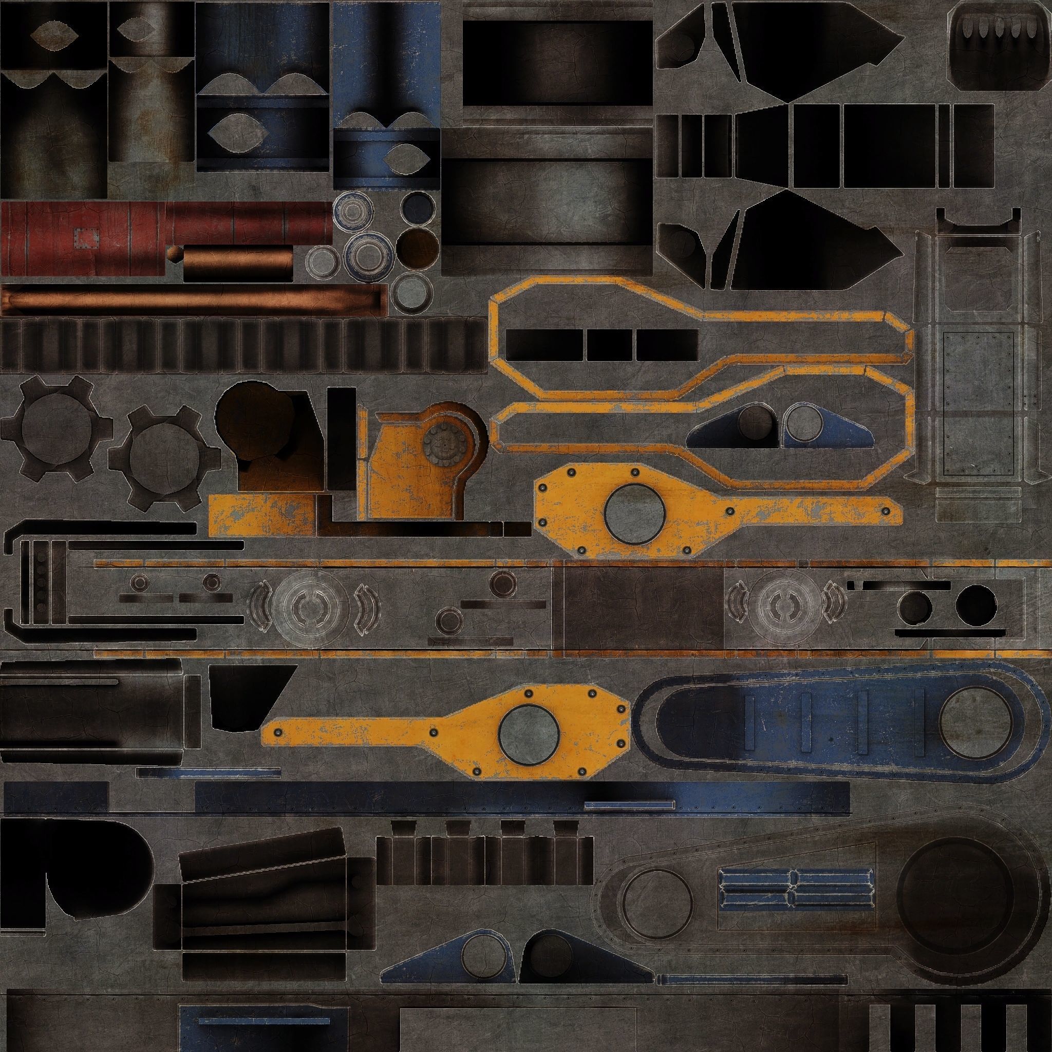 Anti mass Spectrometer - Rigged and Animated 3D model animated rigged ...