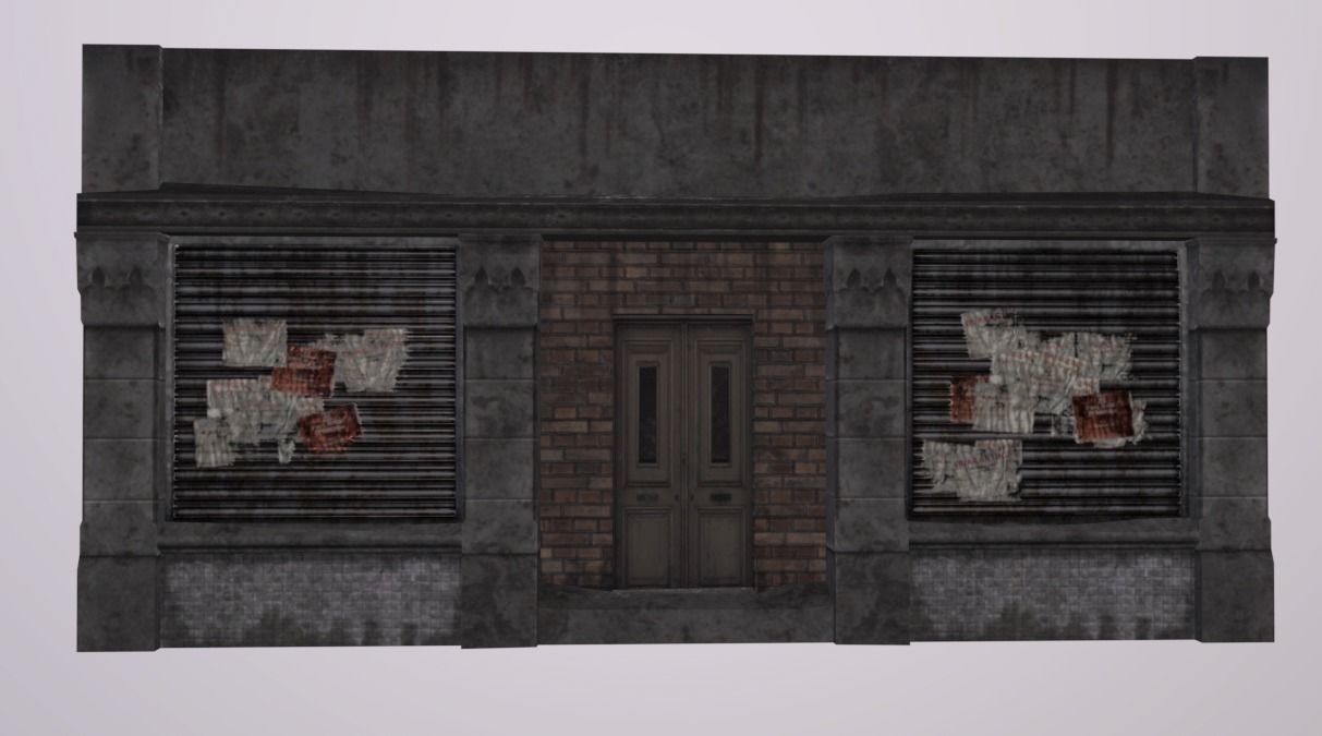 3D model Shop Entrance Pack VR / AR / low-poly | CGTrader