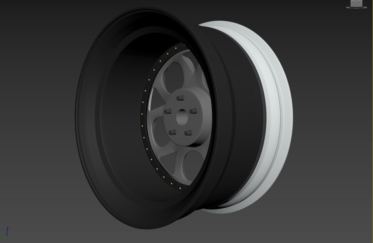 Alfa Romeo custom wheels 3D model | CGTrader