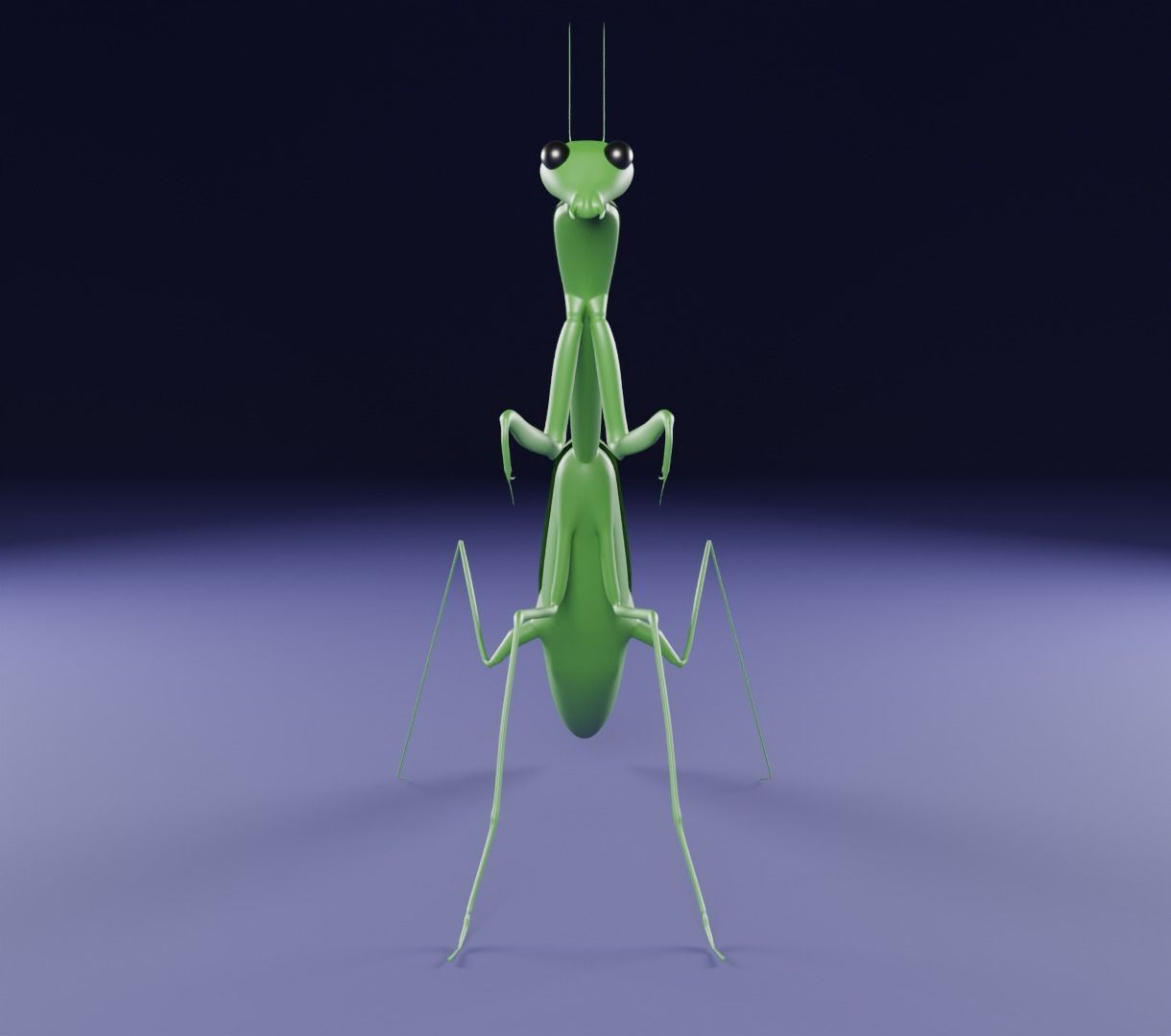 3D model Mantis low poly 3D model for 3D print VR / AR / low-poly | CGTrader