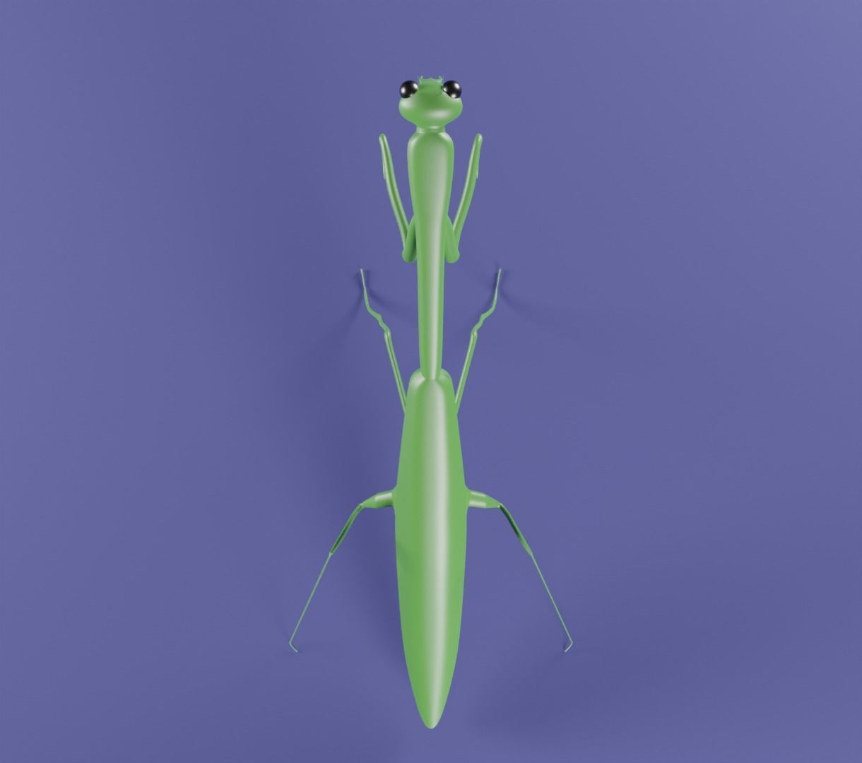 3D model Mantis low poly 3D model for 3D print VR / AR / low-poly | CGTrader