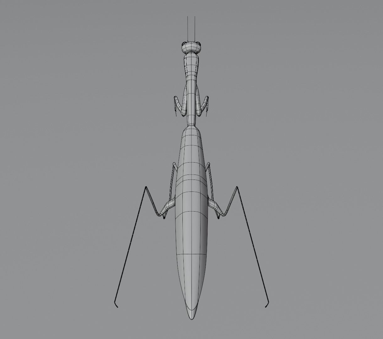 3D model Mantis low poly 3D model for 3D print VR / AR / low-poly | CGTrader