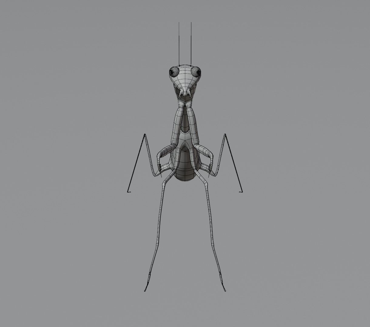 3D model Mantis low poly 3D model for 3D print VR / AR / low-poly | CGTrader