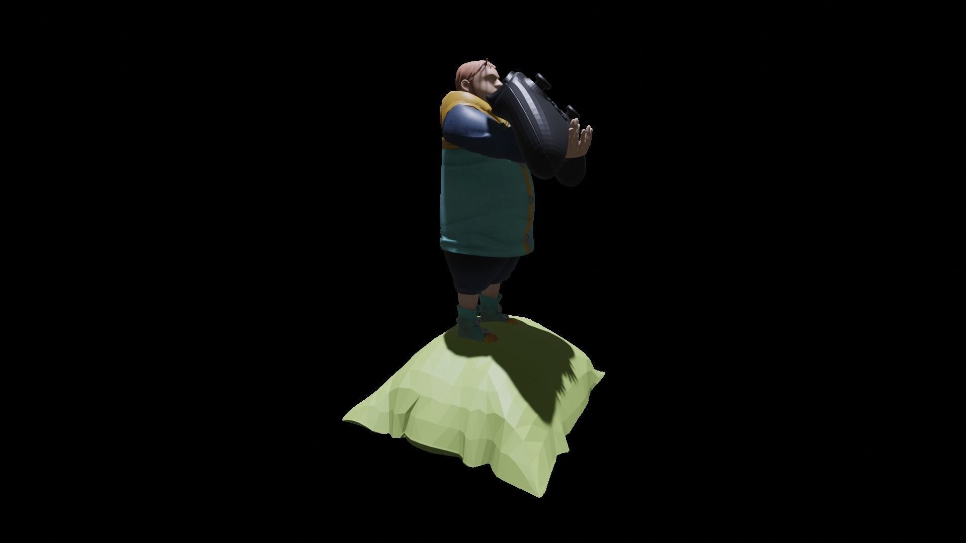 JOYSTICK HOLDER FAT KING-SEVEN DEADLY SINS 3D model 3D printable | CGTrader