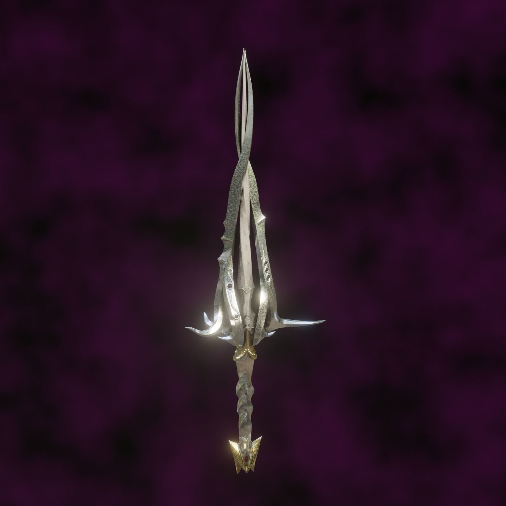 Fantasy Rhapsody Dagger Baldurs Gate 3 3D model 3D printable | CGTrader