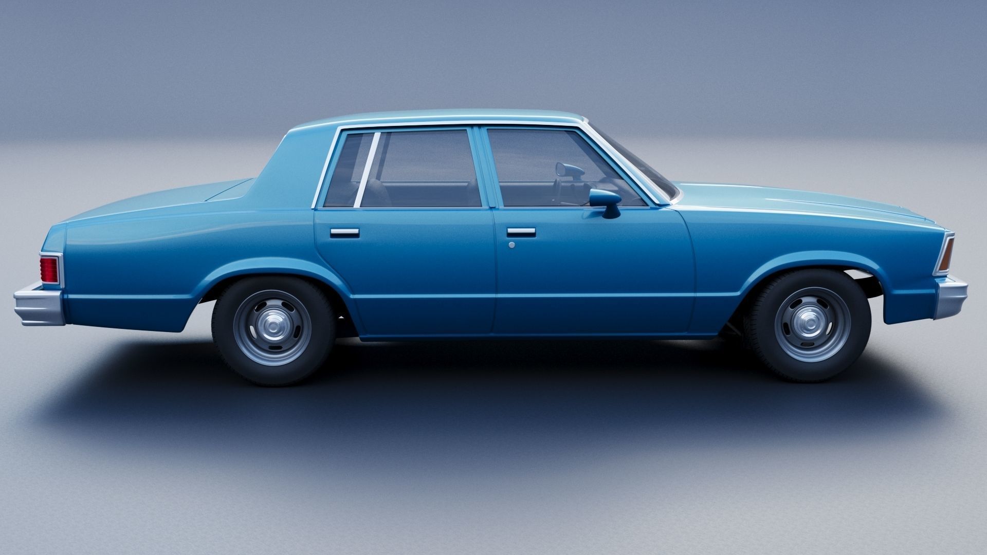 Chevrolet Malibu Malibu 4 Door 1981 3D model 3D printable | CGTrader