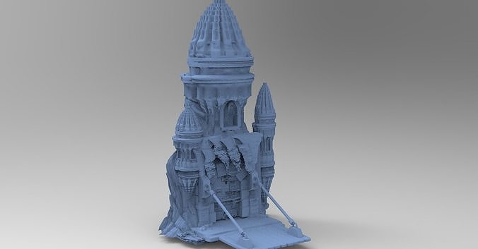 Raven Tower Rocks 3D model | CGTrader