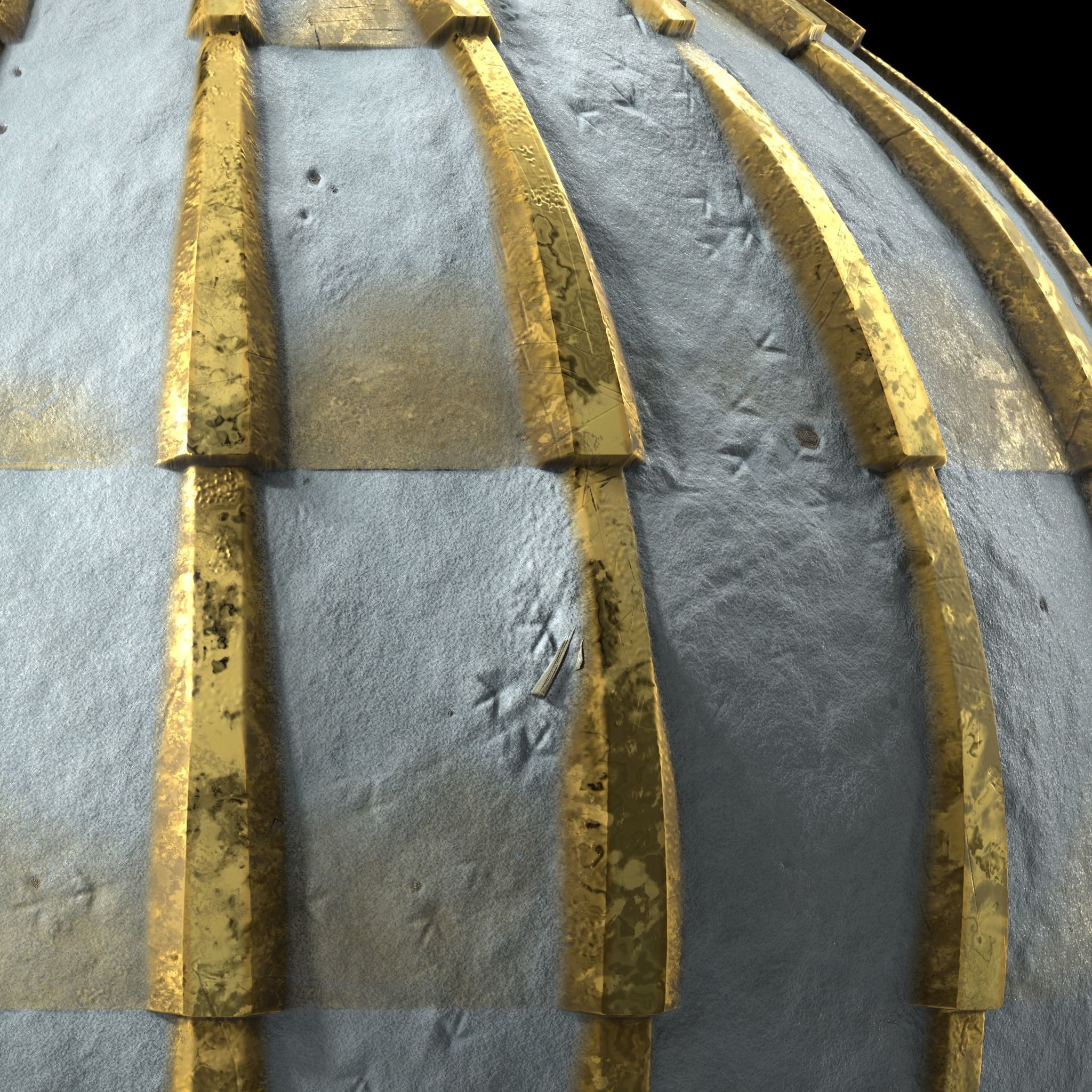 Texture Roof Tile Materials 94- Metal Roofing By Sbsar Seamless Pbr 4k ...